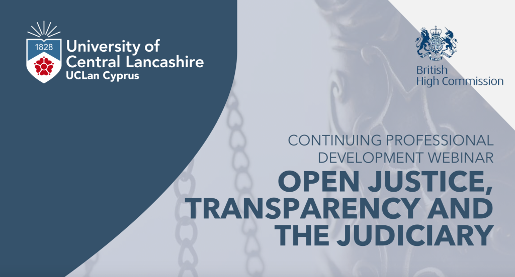 'Open Justice, Transparency and the Judiciary', Wednesday 31st March ...